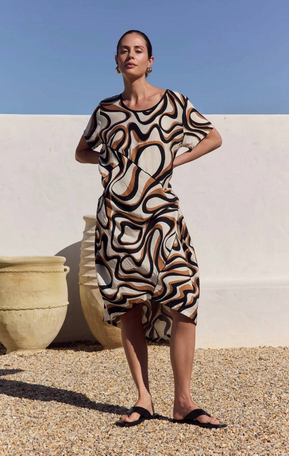 Panel Print Dress – lolaandsage